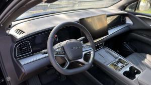 Black BYD Sealion 7 2025 in Jonava, with an engine capacity of 0.00 L and mileage of 10 thousand km for 25600 €, photo 22 on AUTOMOTO.COM.LV