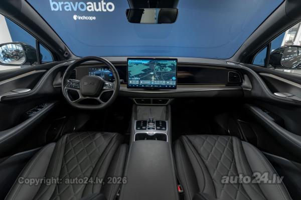 Black BYD Sealion 7 2025 in Tallinn, with an engine capacity of 0.00 L and mileage of 11 thousand km for 48900 €, photo 8 on AUTOMOTO.COM.LV