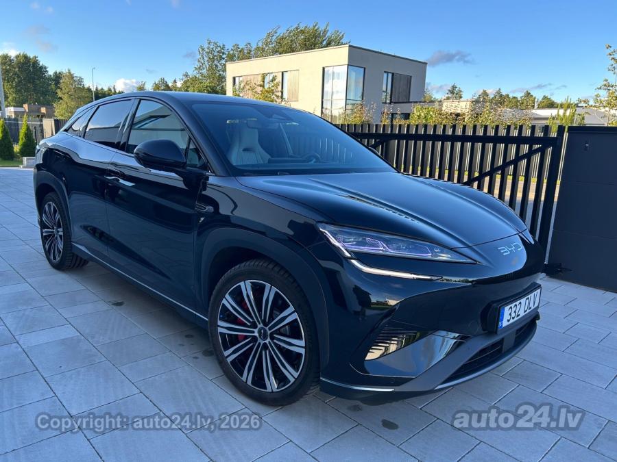 Melns BYD Sealion 7 2025 Tallina, ar dzinēja tilpumu 0.00 L un nobraukumu 14 tūkst. km par 55800 €, foto 1 vietnē AUTOMOTO.COM.LV