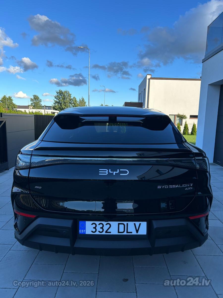Melns BYD Sealion 7 2025 Tallina, ar dzinēja tilpumu 0.00 L un nobraukumu 14 tūkst. km par 55800 €, foto 6 vietnē AUTOMOTO.COM.LV