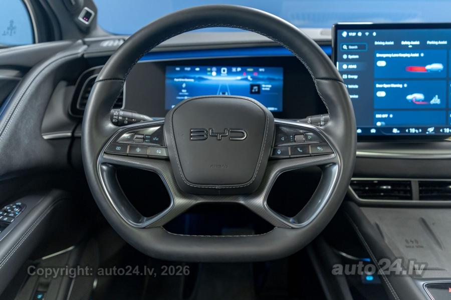 Melns BYD Sealion 7 2026 Tallina, ar dzinēja tilpumu 0.00 L un nobraukumu 18 tūkst. km par 58990 €, foto 15 vietnē AUTOMOTO.COM.LV