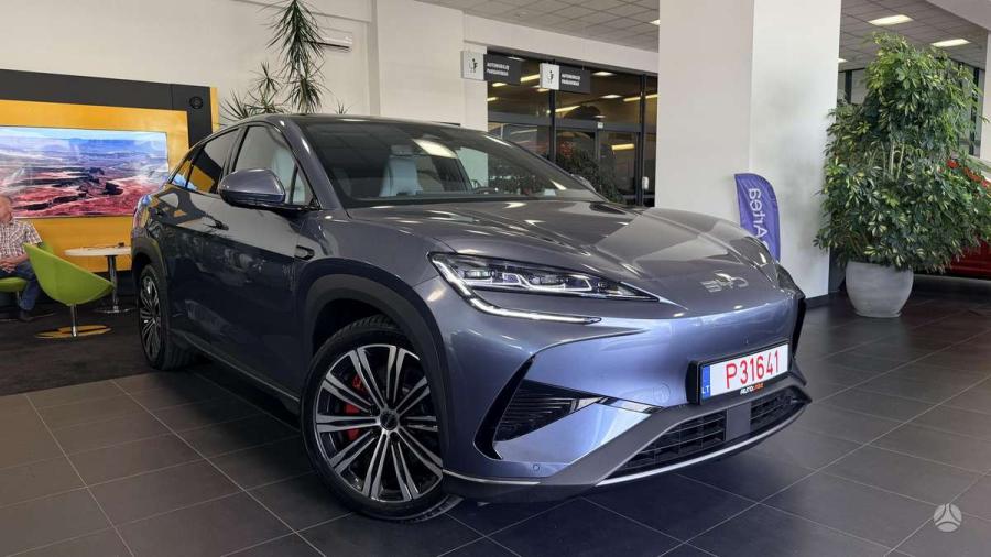 Blue BYD Sealion 7 2024 in Vilnius, with an engine capacity of 0.00 L and mileage of 16 thousand km for 49989 €, photo 12 on AUTOMOTO.COM.LV