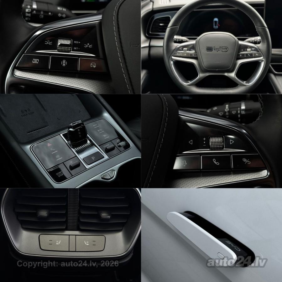 Balts BYD Sealion 7 2025 Tallina, ar dzinēja tilpumu 0.00 L un nobraukumu 22 tūkst. km par 54990 €, foto 19 vietnē AUTOMOTO.COM.LV