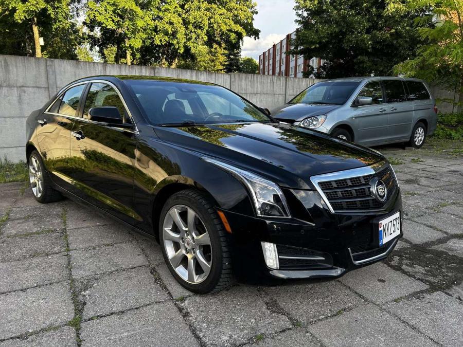 Melns Cadillac ATS 2013 Alīta, ar dzinēja tilpumu 2.00 L un nobraukumu 223 tūkst. km par 8750 €, foto 1 vietnē AUTOMOTO.COM.LV
