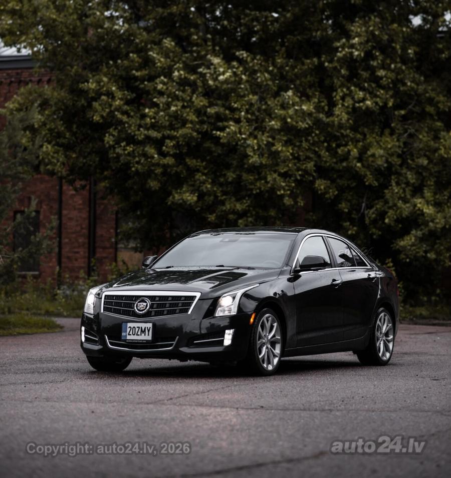 Melns Cadillac ATS 2014 Tallina, ar dzinēja tilpumu 3.60 L un nobraukumu 129 tūkst. km par 11995 €, foto 1 vietnē AUTOMOTO.COM.LV