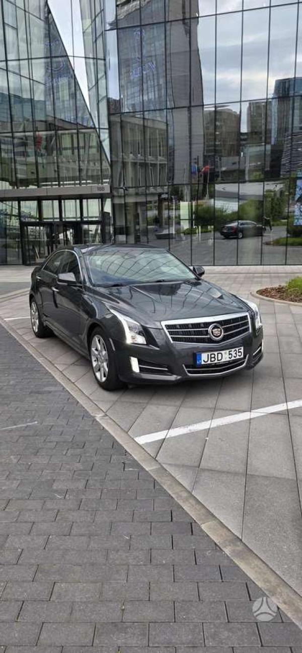 Grey Cadillac ATS 2015 in Vilnius, with an engine capacity of 2.00 L and mileage of 35 thousand km for 12500 €, photo 2 on AUTOMOTO.COM.LV