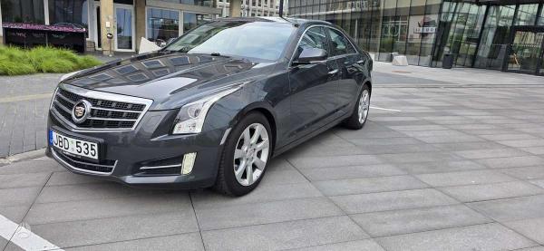 Grey Cadillac ATS 2015 in Vilnius, with an engine capacity of 2.00 L and mileage of 35 thousand km for 12500 €, photo 7 on AUTOMOTO.COM.LV