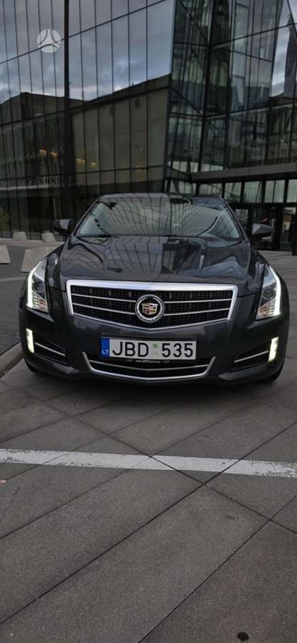 Grey Cadillac ATS 2015 in Vilnius, with an engine capacity of 2.00 L and mileage of 35 thousand km for 12500 €, photo 9 on AUTOMOTO.COM.LV