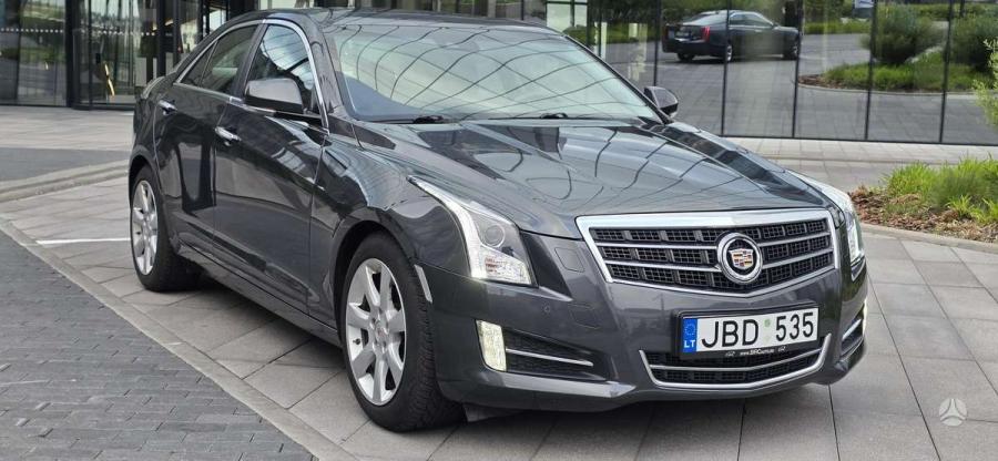 Grey Cadillac ATS 2015 in Vilnius, with an engine capacity of 2.00 L and mileage of 35 thousand km for 12500 €, photo 5 on AUTOMOTO.COM.LV