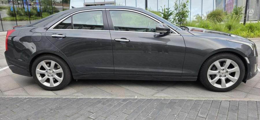Grey Cadillac ATS 2015 in Vilnius, with an engine capacity of 2.00 L and mileage of 35 thousand km for 12500 €, photo 6 on AUTOMOTO.COM.LV