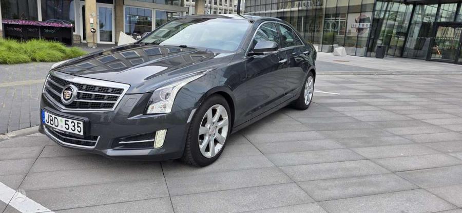 Grey Cadillac ATS 2015 in Vilnius, with an engine capacity of 2.00 L and mileage of 35 thousand km for 12500 €, photo 8 on AUTOMOTO.COM.LV
