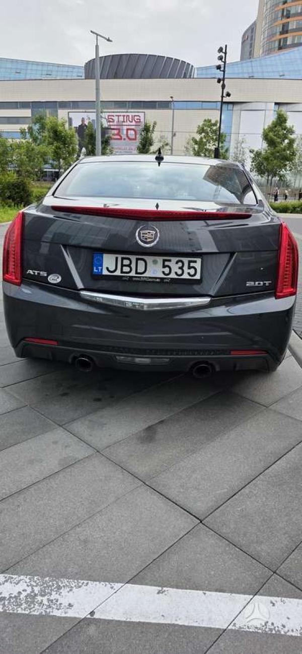 Grey Cadillac ATS 2015 in Vilnius, with an engine capacity of 2.00 L and mileage of 35 thousand km for 12500 €, photo 8 on AUTOMOTO.COM.LV