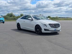 White Cadillac ATS 2016 in Kaunas, with an engine capacity of 2.00 L and mileage of 58 thousand km for 14500 €, photo  on AUTOMOTO.COM.LV
