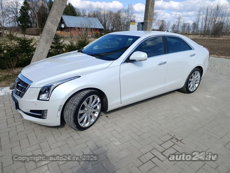 Balts Cadillac ATS 2016 Tallina, ar dzinēja tilpumu 2.00 L un nobraukumu 95 tūkst. km par 14889 €, foto 1 vietnē AUTOMOTO.COM.LV