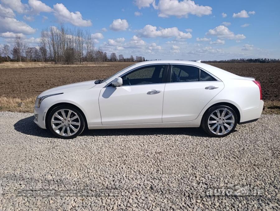 Balts Cadillac ATS 2016 Tallina, ar dzinēja tilpumu 2.00 L un nobraukumu 95 tūkst. km par 14889 €, foto 5 vietnē AUTOMOTO.COM.LV