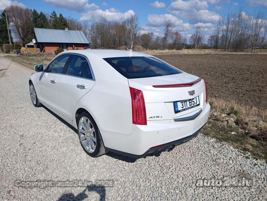 Balts Cadillac ATS 2016 Tallina, ar dzinēja tilpumu 2.00 L un nobraukumu 95 tūkst. km par 14889 €, foto 6 vietnē AUTOMOTO.COM.LV