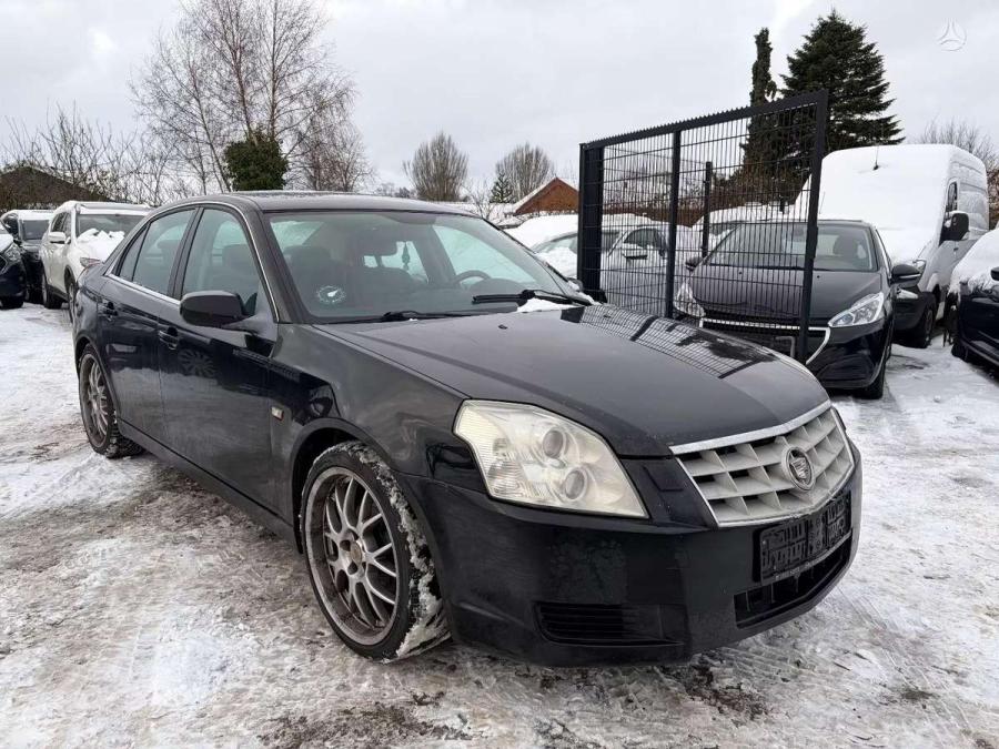 Black Cadillac BLS 2008 in Vilnius, with an engine capacity of 2.00 L and mileage of 237 thousand km for 3500 €, photo 1 on AUTOMOTO.COM.LV