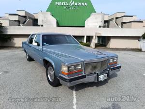 Zils Cadillac Brougham 1986 Tallina, ar dzinēja tilpumu 5.00 L un nobraukumu 98 tūkst. km par 8500 €, foto  vietnē AUTOMOTO.COM.LV