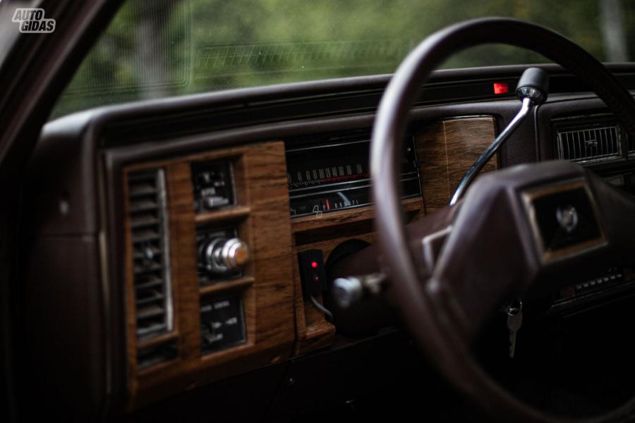 Brūns Cadillac Brougham 1982 Kauņa, ar dzinēja tilpumu 4.10 L un nobraukumu 87 tūkst. km par 11500 €, foto 6 vietnē AUTOMOTO.COM.LV