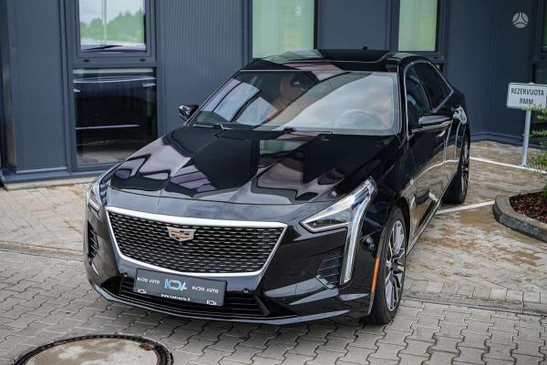 Black Cadillac CT6 2019 in Kaunas, with an engine capacity of 3.65 L and mileage of 119 thousand km for 29950 €, photo 5 on AUTOMOTO.COM.LV