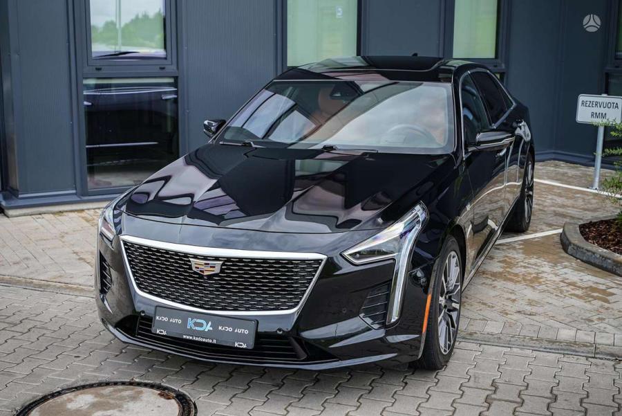 Черный Кадиллак CT6 2019 в Каунас, объемом двигателя 3.65 л и пробегом 119 тыс. км за 29950 €, фото 6 на AUTOMOTO.COM.LV