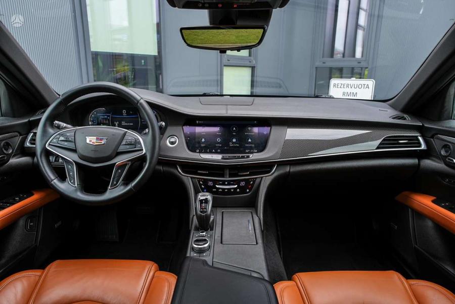 Черный Кадиллак CT6 2019 в Каунас, объемом двигателя 3.65 л и пробегом 119 тыс. км за 29950 €, фото 18 на AUTOMOTO.COM.LV