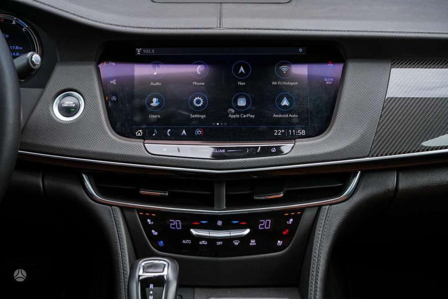 Черный Кадиллак CT6 2019 в Каунас, объемом двигателя 3.65 л и пробегом 119 тыс. км за 29950 €, фото 21 на AUTOMOTO.COM.LV