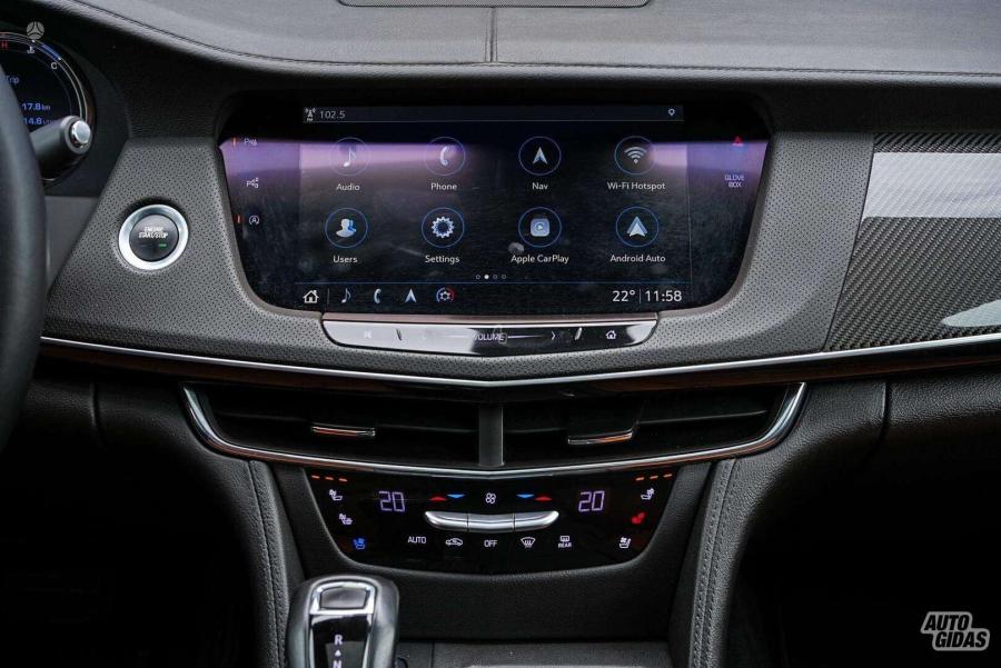 Melns Cadillac CT6 2019 Kauņa, ar dzinēja tilpumu 3.60 L un nobraukumu 119 tūkst. km par 29950 €, foto 21 vietnē AUTOMOTO.COM.LV