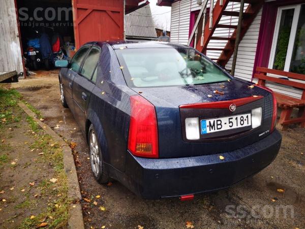 Blue Cadillac CTS 2003 in Kraslava, with an engine capacity of 2.60 L and mileage of 322 thousand km for 1500 €, photo 4 on AUTOMOTO.COM.LV