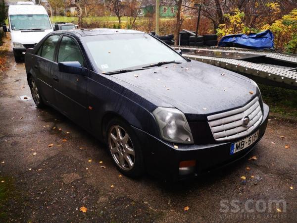 Blue Cadillac CTS 2003 in Kraslava, with an engine capacity of 2.60 L and mileage of 322 thousand km for 1500 €, photo 6 on AUTOMOTO.COM.LV