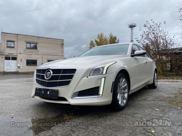White Cadillac CTS 2014 in Tallinn, with an engine capacity of 2.00 L and mileage of 181 thousand km for 9200 €, photo 6 on AUTOMOTO.COM.LV