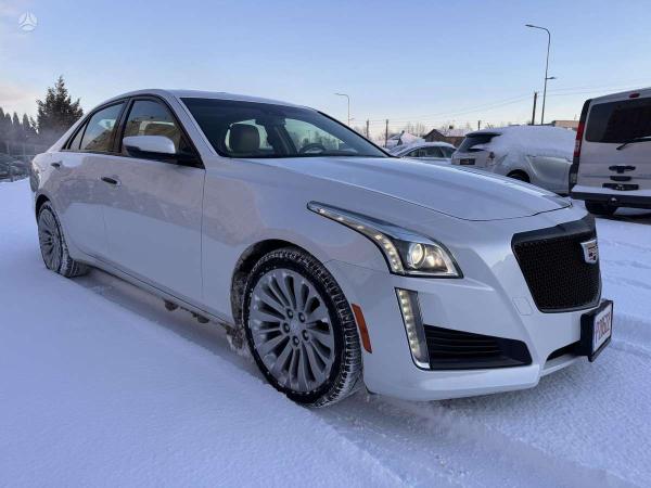 White Cadillac CTS 2016 in Kretinga, with an engine capacity of 2.00 L and mileage of 112 thousand km for 16595 €, photo 1 on AUTOMOTO.COM.LV