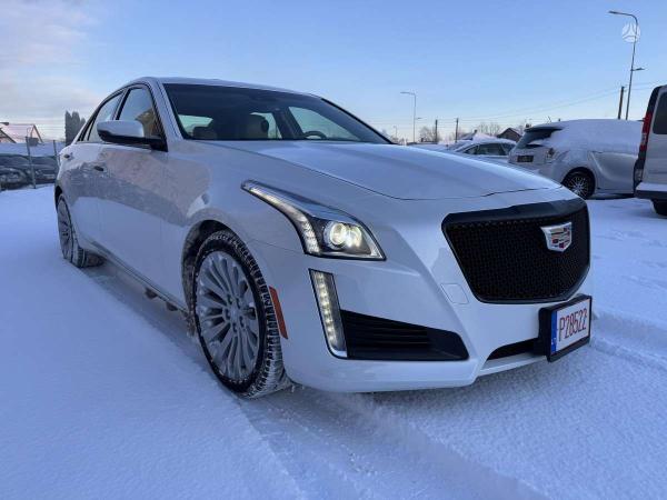White Cadillac CTS 2016 in Kretinga, with an engine capacity of 2.00 L and mileage of 112 thousand km for 16595 €, photo 2 on AUTOMOTO.COM.LV