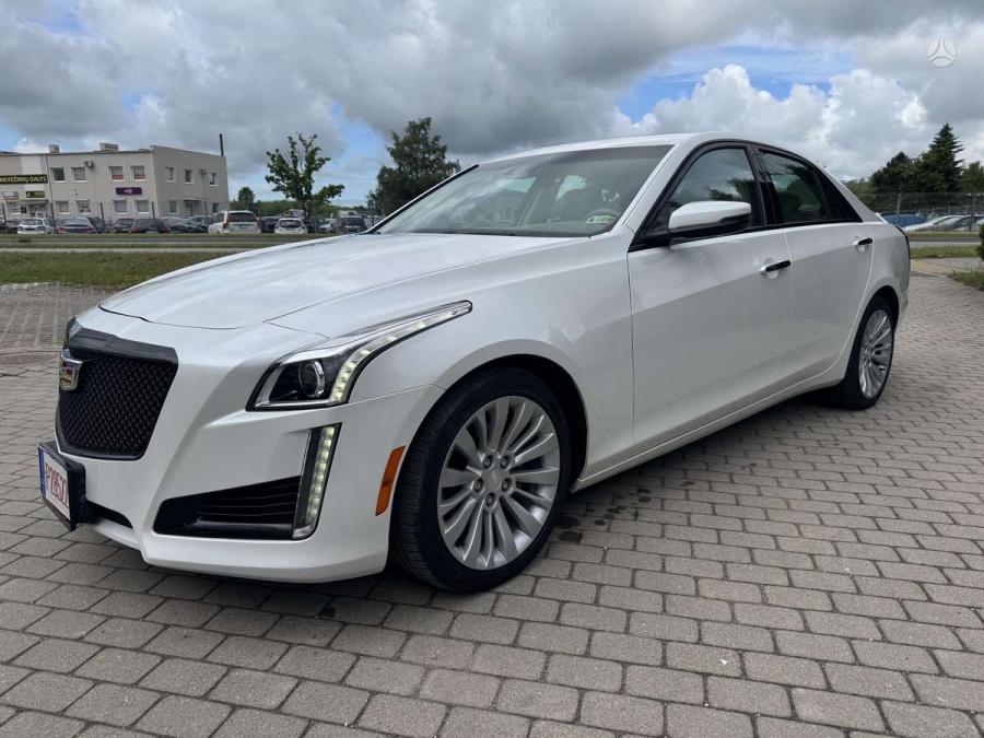 White Cadillac CTS 2016 in Kretinga, with an engine capacity of 2.00 L and mileage of 112 thousand km for 15500 €, photo 6 on AUTOMOTO.COM.LV