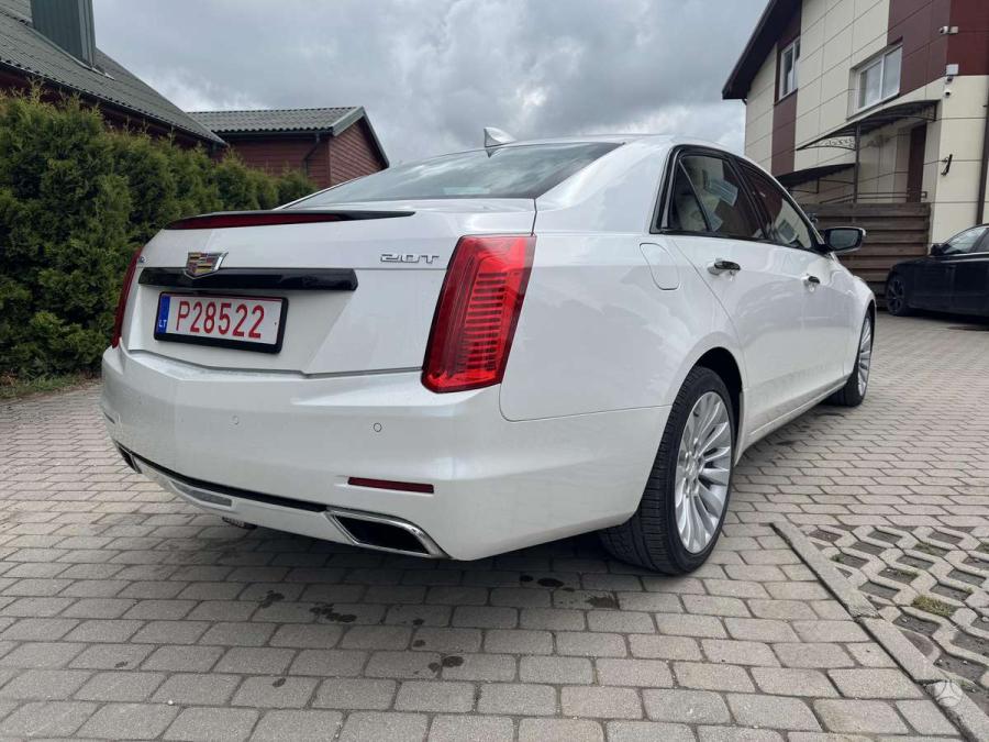 White Cadillac CTS 2016 in Kretinga, with an engine capacity of 2.00 L and mileage of 112 thousand km for 15500 €, photo 10 on AUTOMOTO.COM.LV