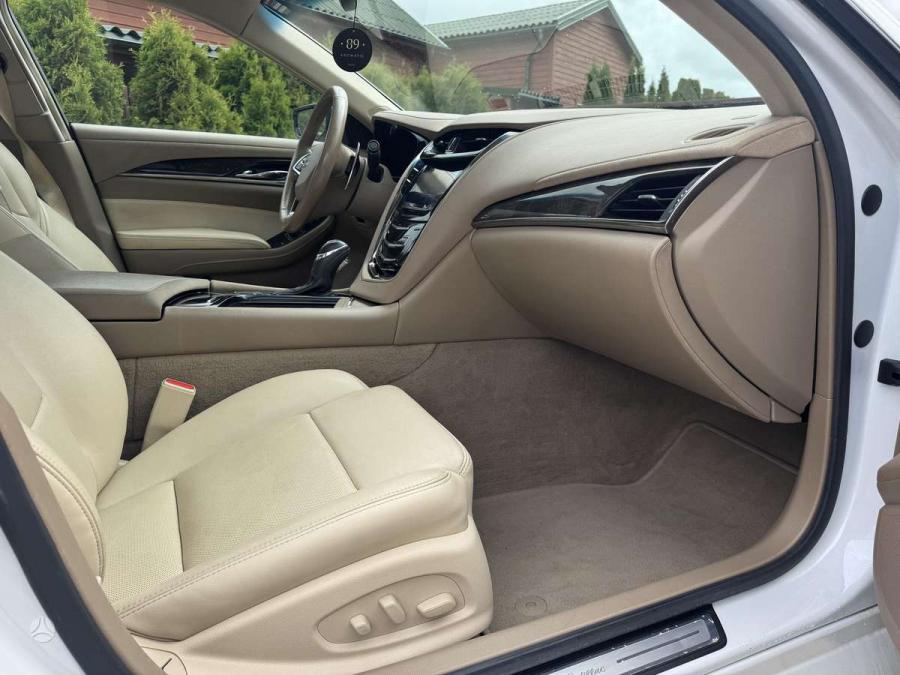 White Cadillac CTS 2016 in Kretinga, with an engine capacity of 2.00 L and mileage of 112 thousand km for 15500 €, photo 27 on AUTOMOTO.COM.LV