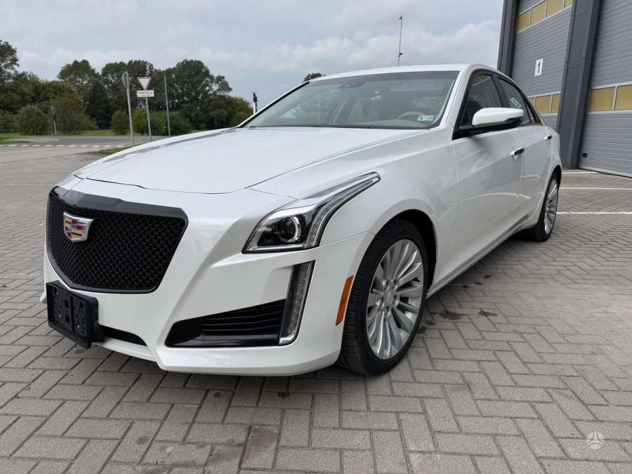 White Cadillac CTS 2016 in Kretinga, with an engine capacity of 2.00 L and mileage of 112 thousand km for 14995 €, photo 3 on AUTOMOTO.COM.LV