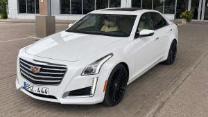 White Cadillac CTS 2018 in Klaipeda, with an engine capacity of 3.64 L and mileage of 75 thousand km for 18900 €, photo  on AUTOMOTO.COM.LV