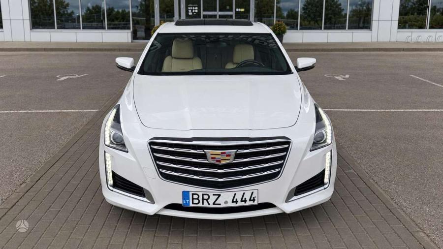 White Cadillac CTS 2018 in Klaipeda, with an engine capacity of 3.64 L and mileage of 75 thousand km for 18900 €, photo 3 on AUTOMOTO.COM.LV