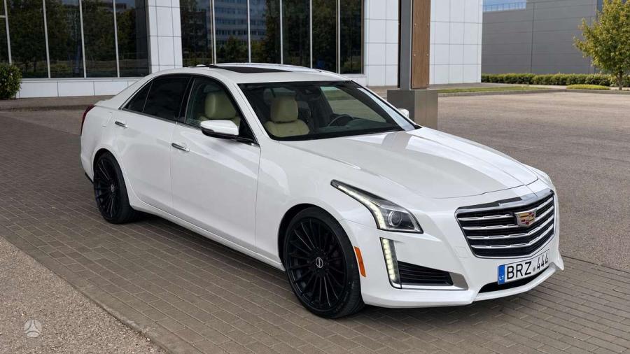 White Cadillac CTS 2018 in Klaipeda, with an engine capacity of 3.64 L and mileage of 75 thousand km for 18900 €, photo 4 on AUTOMOTO.COM.LV