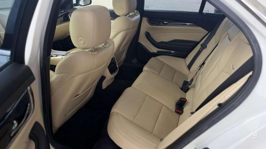White Cadillac CTS 2018 in Klaipeda, with an engine capacity of 3.64 L and mileage of 75 thousand km for 18900 €, photo 12 on AUTOMOTO.COM.LV