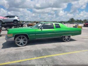 Green Cadillac de-ville 1976 in Klaipeda, with an engine capacity of 0.00 L and mileage of 136 thousand km for 8500 €, photo 6 on AUTOMOTO.COM.LV
