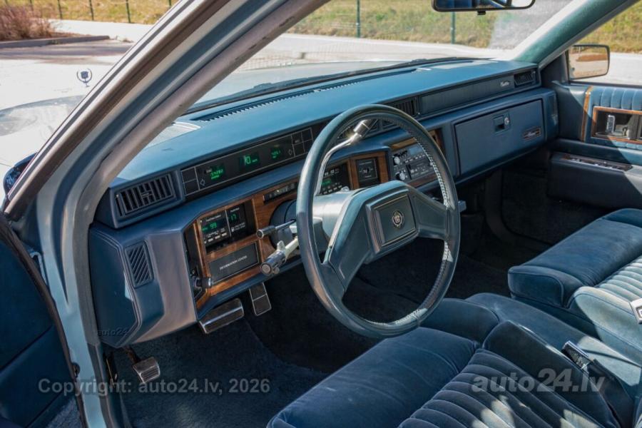 Cadillac de-ville 1986 Rīga, ar dzinēja tilpumu 4.20 L un nobraukumu 152 tūkst. km par 14500 €, foto 10 vietnē AUTOMOTO.COM.LV