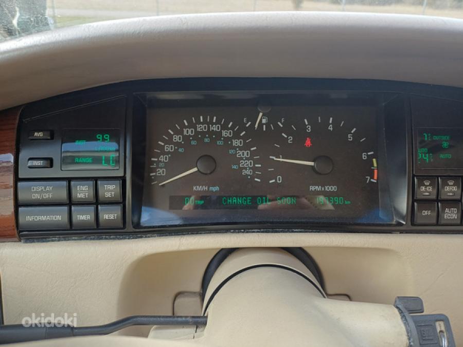 Melns Cadillac Eldorado 1996 Tallina, ar dzinēja tilpumu 4.60 L un nobraukumu 197 tūkst. km par 5550 €, foto 7 vietnē AUTOMOTO.COM.LV