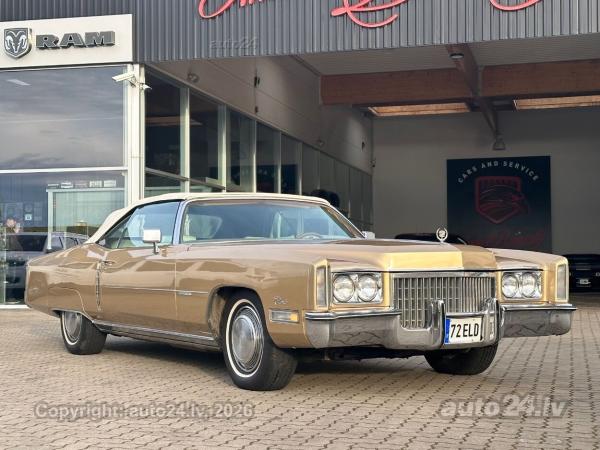 Cadillac Eldorado 1972 Tallina, ar dzinēja tilpumu 8.20 L un nobraukumu 0 tūkst. km par 17900 €, foto 2 vietnē AUTOMOTO.COM.LV