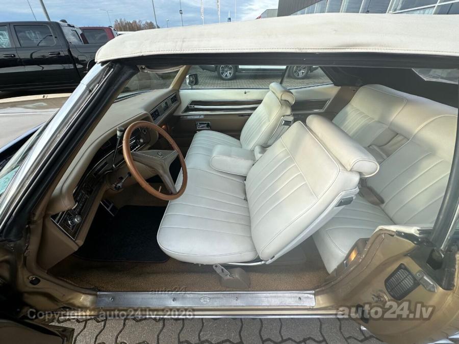 Cadillac Eldorado 1972 in Tallinn, with an engine capacity of 8.20 L and mileage of 0 thousand km for 17900 €, photo 13 on AUTOMOTO.COM.LV