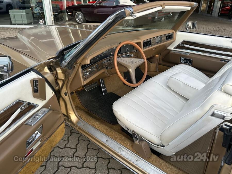 Cadillac Eldorado 1972 in Tallinn, with an engine capacity of 8.20 L and mileage of 0 thousand km for 17900 €, photo 16 on AUTOMOTO.COM.LV