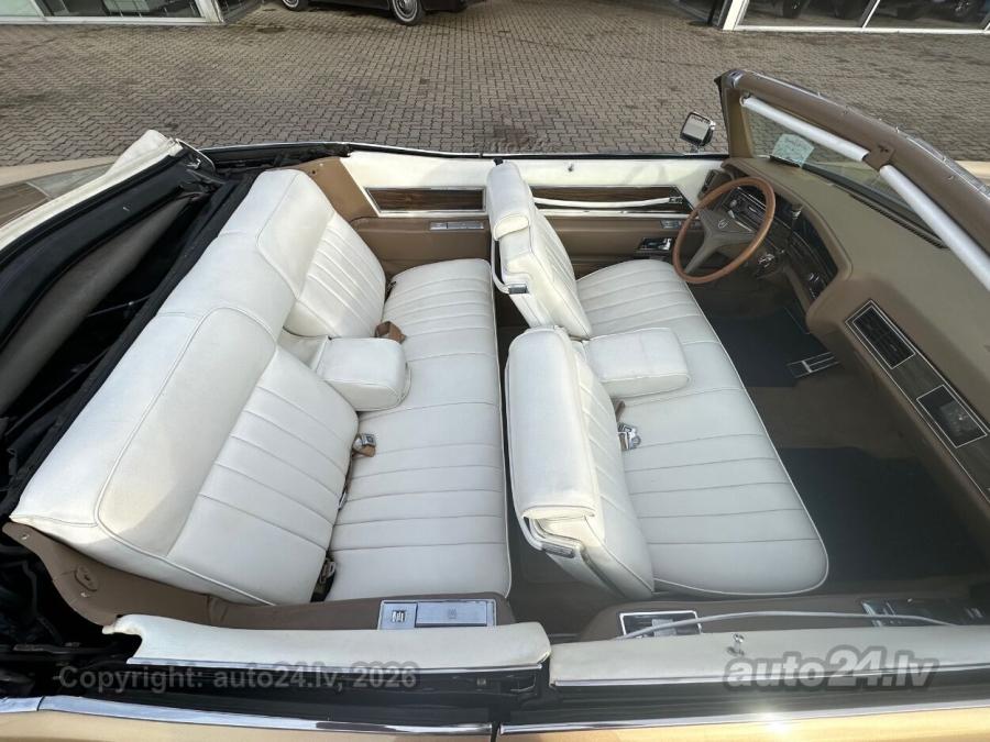 Cadillac Eldorado 1972 in Tallinn, with an engine capacity of 8.20 L and mileage of 0 thousand km for 17900 €, photo 17 on AUTOMOTO.COM.LV