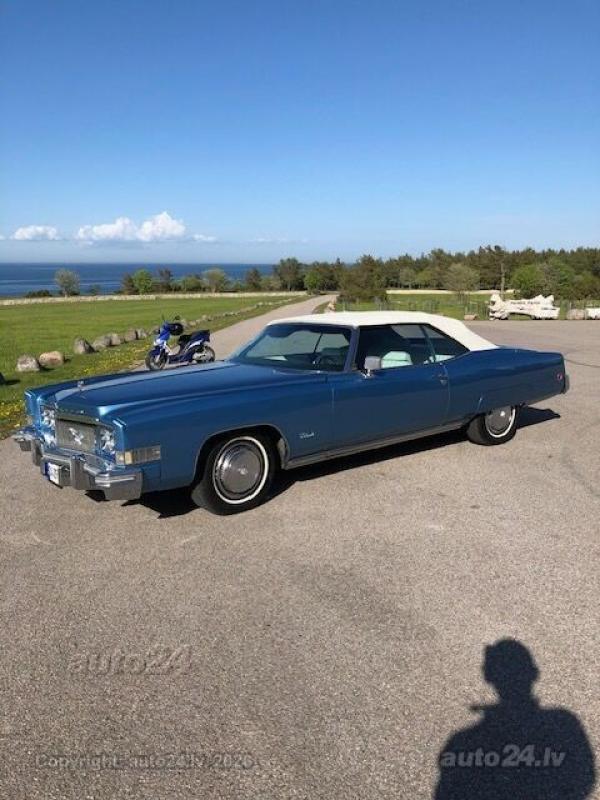 Cadillac Eldorado 1973 Tallina, ar dzinēja tilpumu 8.20 L un nobraukumu 0 tūkst. km par 18200 €, foto 3 vietnē AUTOMOTO.COM.LV