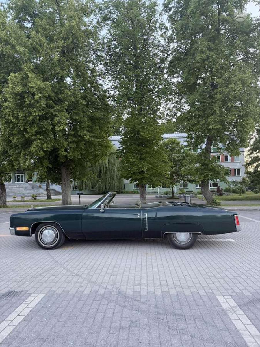 Zaļš Cadillac Eldorado 1971 Jelgava, ar dzinēja tilpumu 8.20 L un nobraukumu 62 tūkst. km par 8800 €, foto 5 vietnē AUTOMOTO.COM.LV